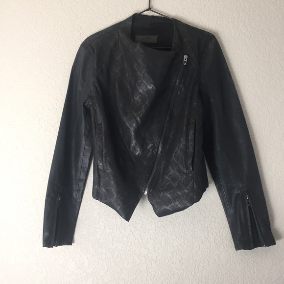 Blank NYC | Jackets & Coats | Blanknyc Faux Leather Black Snakeskin ...